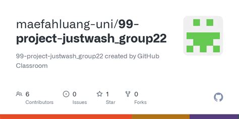 Github Maefahluang Uni99 Project Justwashgroup22 99 Project