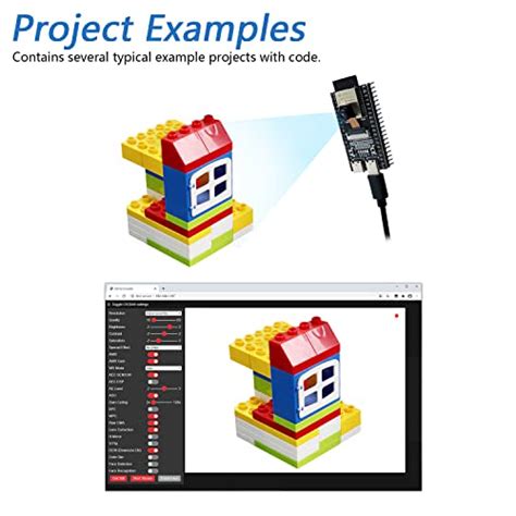 FREENOVE ESP S WROOM CAM Board Compatible With Arduino IDE Onboard Camera Wireless Python