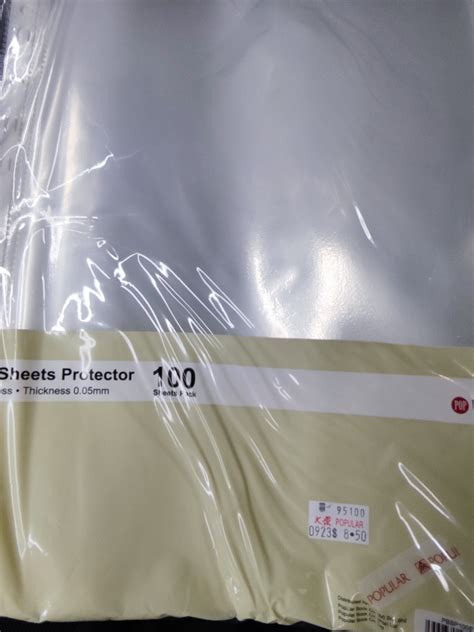 Sheet Protector And Folder Hobbies And Toys Stationery And Craft