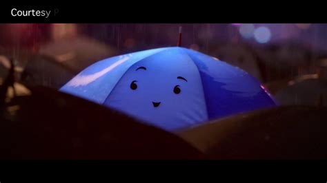 Blue Umbrella Pixar Wallpaper