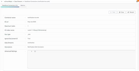 Datastore Connector Configuration