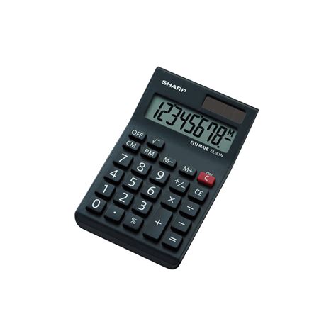 Sharp Calculator Desktop 8 Dig Disc Products Supplied By Interstat Stationery