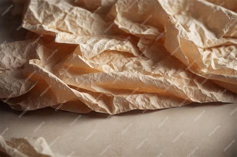 Premium Ai Image Crumpled Papper Texture