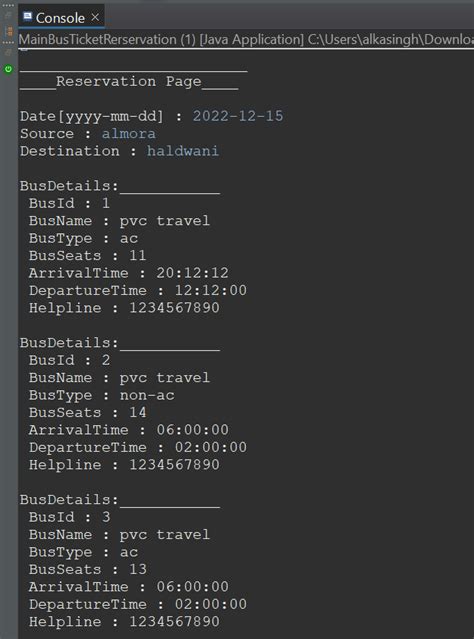 Github Alka1520busticketbookingapp This Is A Console Based Application Named As Bus Ticket
