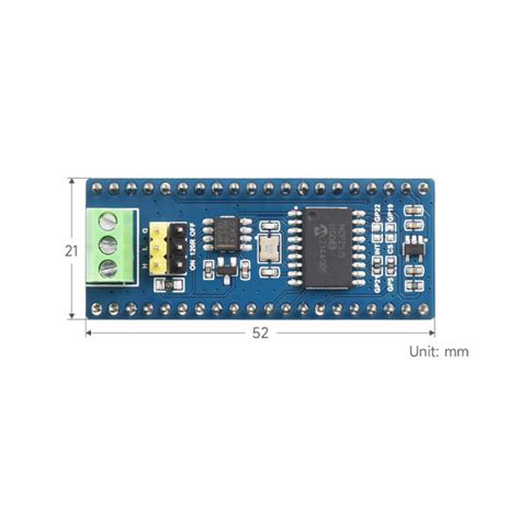 Waveshare Can Bus Module B For Raspberry Pi Pico Spi Long Range Com