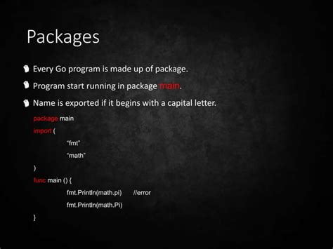 Go Programming Language Golang Pptx Programming Languages Computing