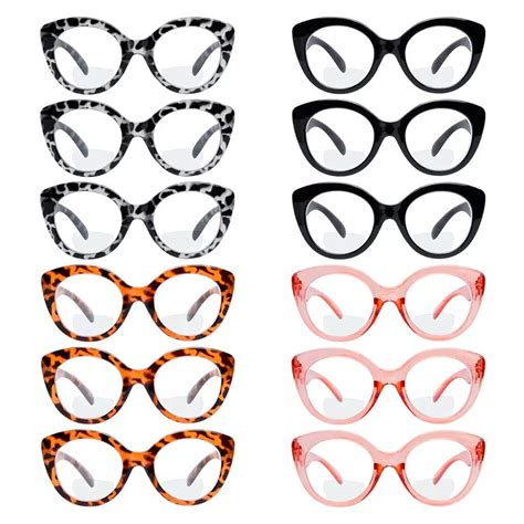 Reading Glasses Bifocal With Spring Hinges 12 Pack For Women