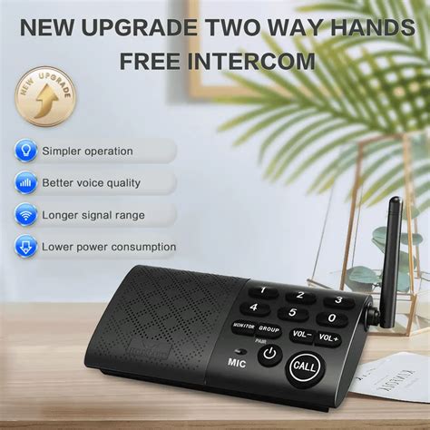 Hosmart Full Duples Wireless Intercom System Sub HOSMART