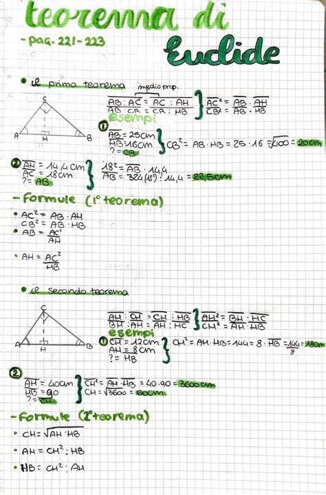 Spiegato Semplicemente Teorema Di Euclide Formule E Spiegazioni