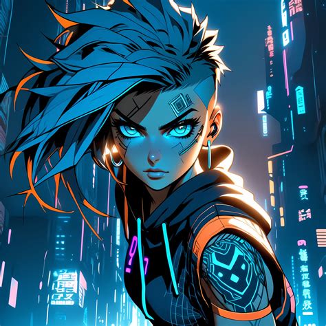 Cyberpunk Girl 186 By Flunex On Deviantart