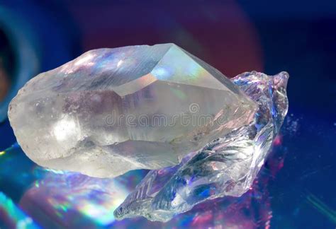 Kvarts Crystal Rainbows fotografering för bildbyråer. Bild av rollbes ...