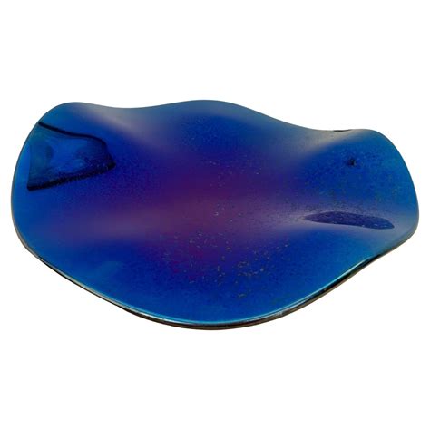 plus object glass vide poche stingray indigo for sale at 1stdibs