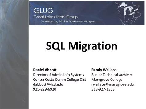 Ppt Sql Migration Powerpoint Presentation Free Download Id1880629