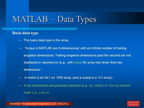 Scientific Visualization Using Matlab Fall Ppt Download