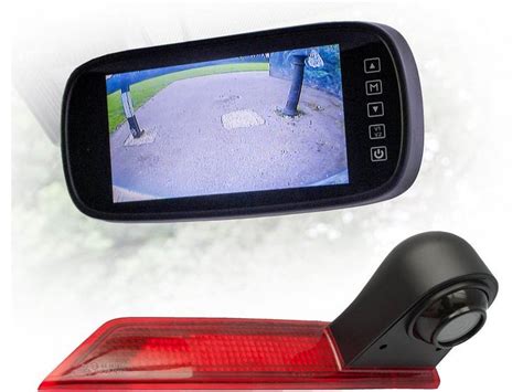 Motormax Mirror Monitor And Ford Reverse Camera Kit With 120° Viewing