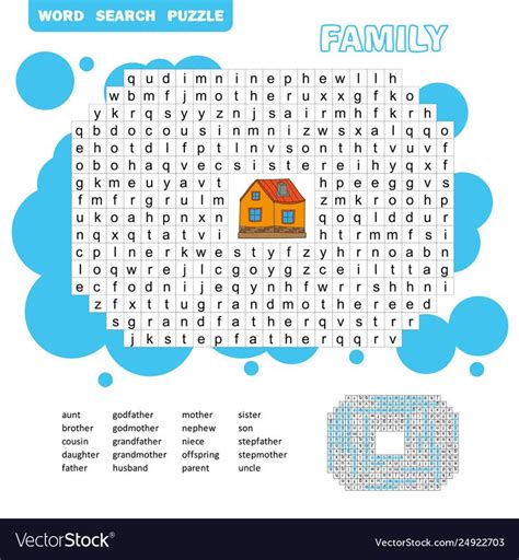 Puzzle And Coloring Activity Page Word Search Vector Image On VectorStock Color Activities