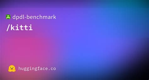 Dpdl Benchmarkkitti · Datasets At Hugging Face