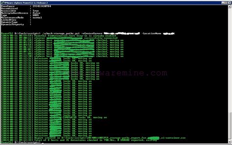powercli report on storage paths mis configuration nutanix hci and