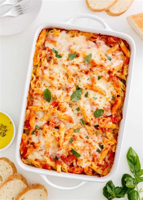 Easy Baked Mostaccioli I Heart Naptime