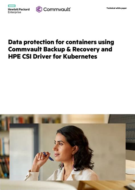 Data Protection For Containers Using Commvault Backup And Recovery And