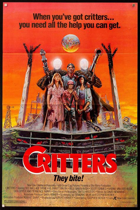 Critters Movie Poster 1986 1 Sheet 27x41