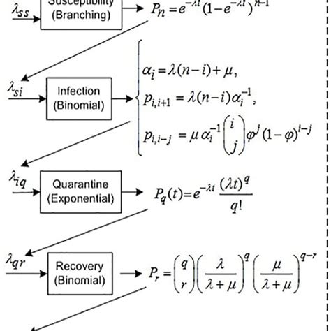 a compartmental representation of the states of the recurrent model