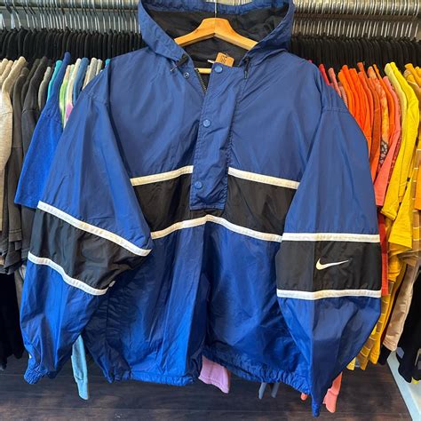 Vintage 90s Nike Oversized Windbreaker Jacket In Depop