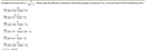 solved consider the function f x when using the