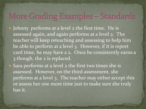 PPT Standards Based Grading PowerPoint Presentation Free Download ID