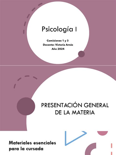 Presentación Tp 1 Y 2 Psicología 1 Pdf Sicología Conocimiento