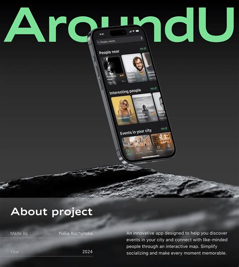 Mobile App Ui Ux Design Socialmedia App Aroundu Behance