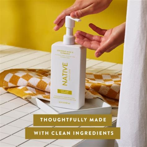 Native Curl Care Shampoo With Coconut Milk And Turmeric Sulfate Free