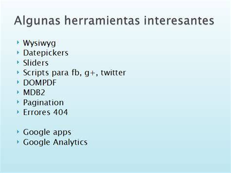 Programación PHP orientada a objetos con separación por capas y Smarty página