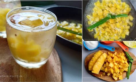Cara Buat Air Nenas Rebus Sangat Sedap And Menyegarkan Pasti Tak Cukup