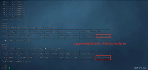 sql优化——order by优化、using filesort和using index讲解 所有order by都有using