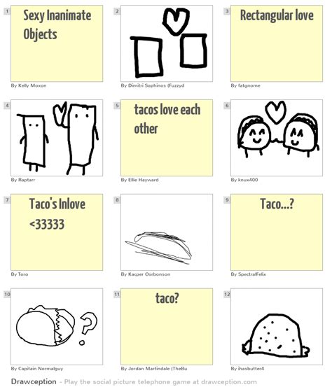 Sexy Inanimate Objects Drawception