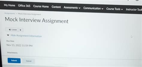 solved how to do the mock interview assignment while you
