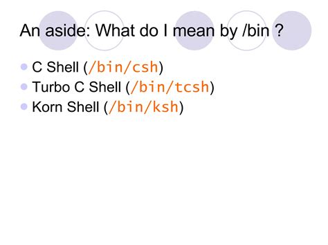 Unix Shell Scripting Basics Ppt