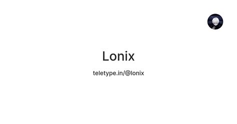 Lonix — Teletype