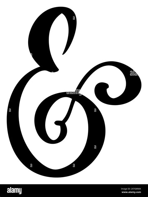 Hand Drawn Vector Calligraphy Letter E Script Font Logo Handwritten