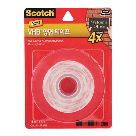 스카치 초강력 양면테이프 18x4 홈플러스