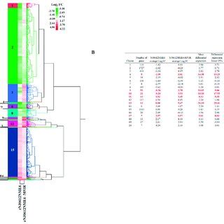 Hierarchical Cluster Analysis HCA Of Differentially Expressed Download Scientific Diagram