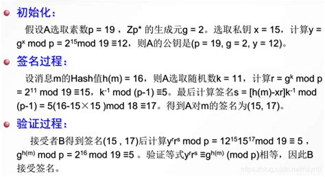 elgamal签名算法 初始化和签名 含c语言 签名算法c csdn博客