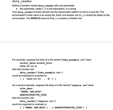 Solved Data Reader Define A Function Named Data Reader Chegg