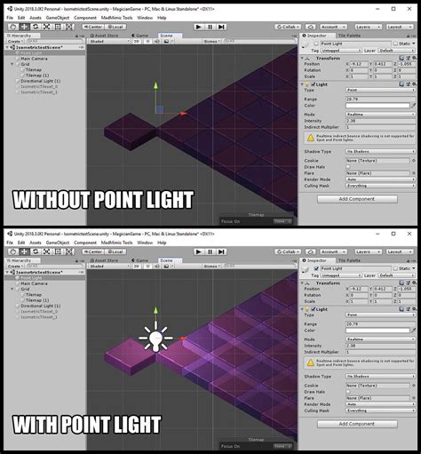 Issue With Point Light Applied On Isometric Tilemap Tiles Unity Engine Unity Discussions