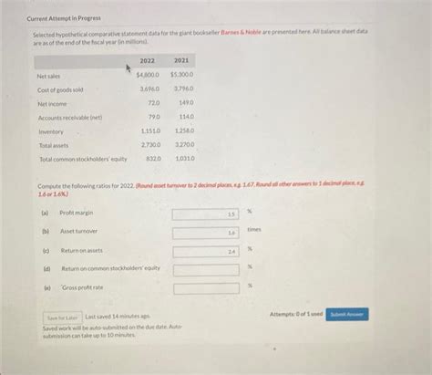 Solved Current Attemptin Progress Selected Hypothetical