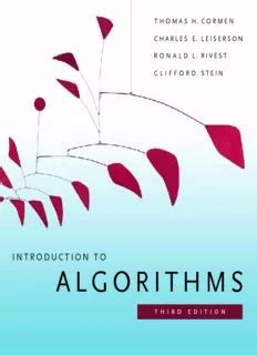 Introduction To Algorithms Third Edition PDF