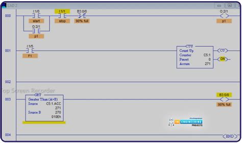 Automatic Batch Mixing Tank With Plc Ladder Logic Programming The