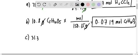 Solved Calculate The Number Of Moles In Each Sample Express Your