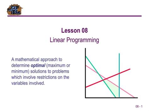 Ppt Lesson 08 Linear Programming Powerpoint Presentation Free Download Id7017589
